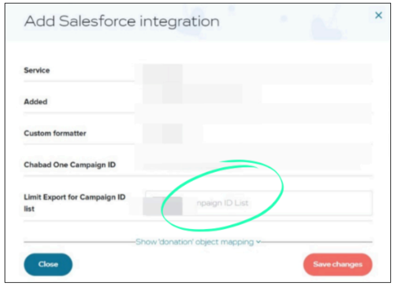 Integrate your CRM / ChabadOne / Salesforce into Charidy – Charidy
